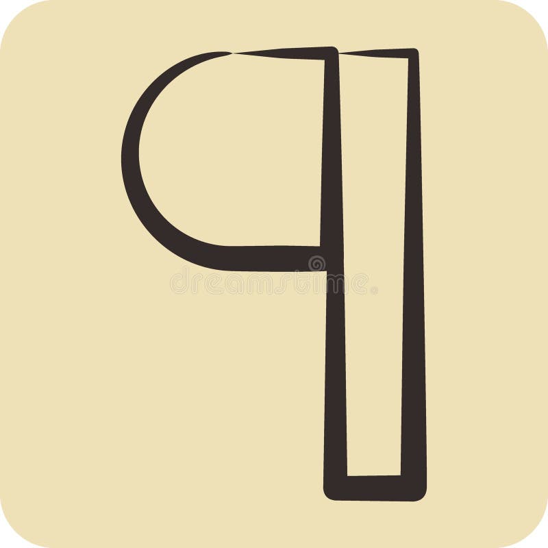 Icon Paragraph. Related To Graphic Design Tools Symbol Stock ...