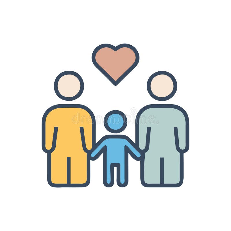 Icon for Parental Involvement Stock Vector - Illustration of flat ...