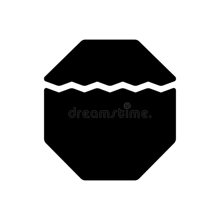 Black Solid Icon for Part, Portion and Piece Stock Vector ...