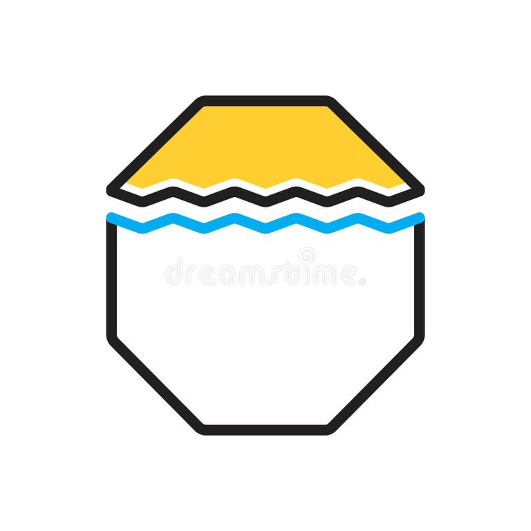 Multi Color Icon for Part, Portion and Piece Stock Illustration ...