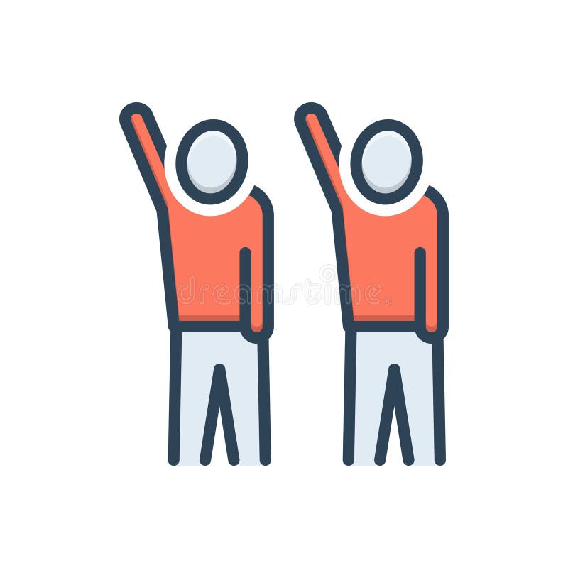 Color Illustration Icon for Participate, Partnership and Take Part in ...