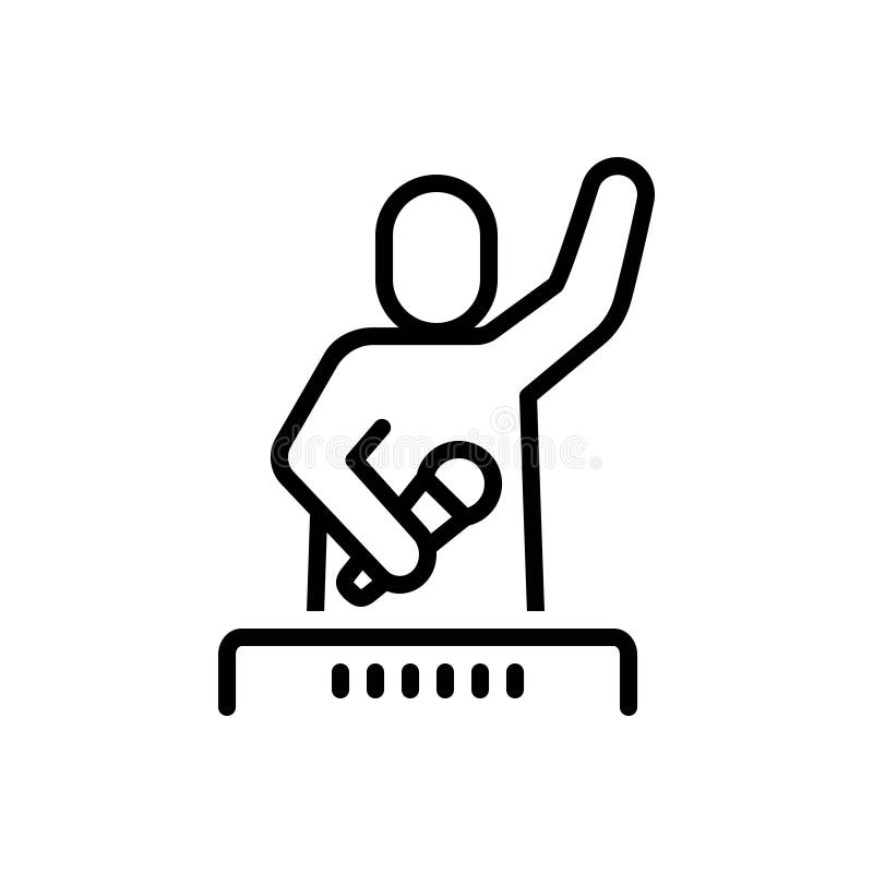 Participation Black Line Icon Stock Illustrations – 371 Participation ...