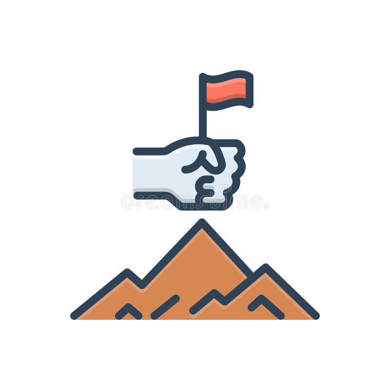 Color Illustration Icon for Passion, Zeal and Fervor Stock Illustration ...