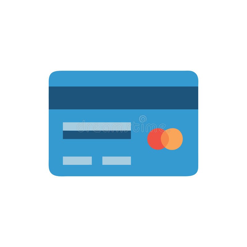 Icon for Payment Credit Card Transactions Stock Photo - Illustration of ...