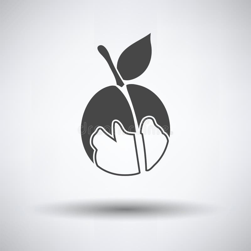 Icon of Peach stock vector. Illustration of element - 118227683