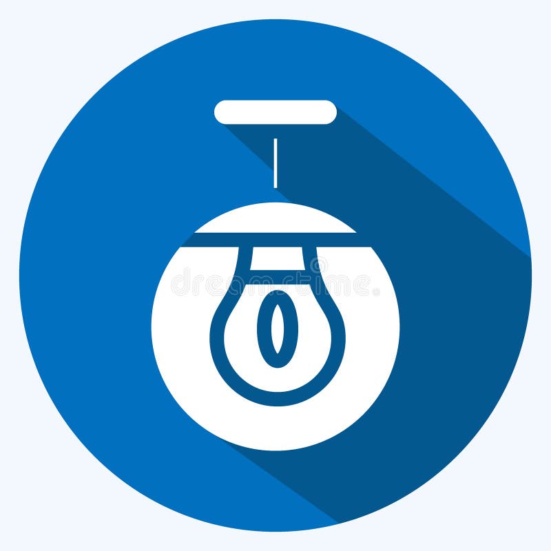 Icon Pendant Lights. Suitable for House Symbol. Long Shadow Style ...