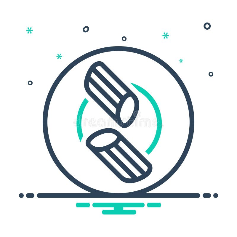 Mix Icon for Penn, Pasta and Macaroni Stock Illustration - Illustration ...