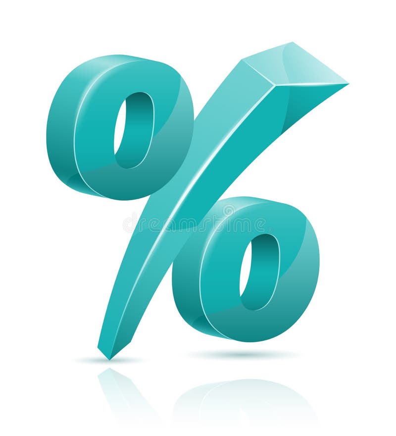 Icon Percentage Mark Sign Graphic Elements for Design Vector ...