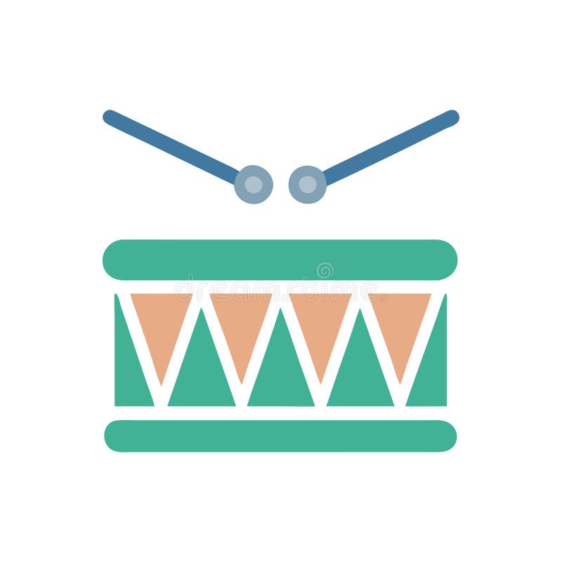 Icon for Percussion Instruments Stock Vector - Illustration of study ...