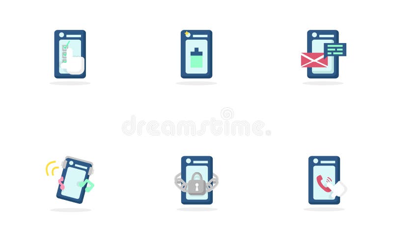 Icon Phone, Social Media Community Vector, Flat Design Stock Vector ...