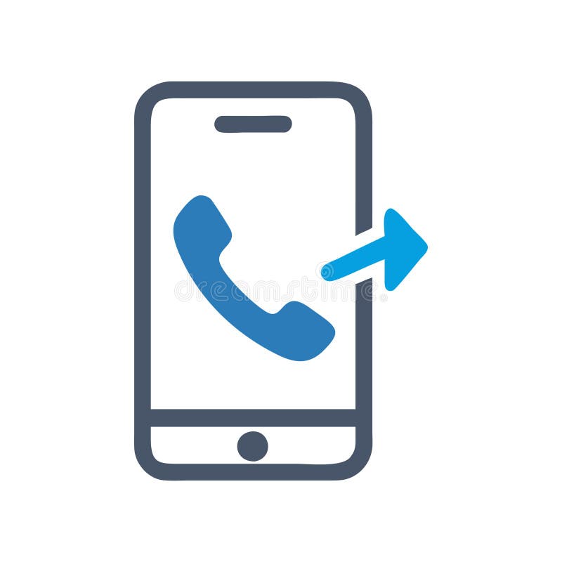 Icon for Phones with Arrows Stock Vector - Illustration of arrow ...