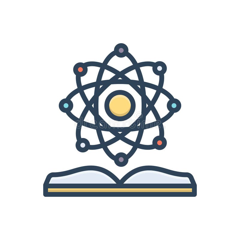 Color Illustration Icon for Physics, Atom and Neutron Stock Vector ...