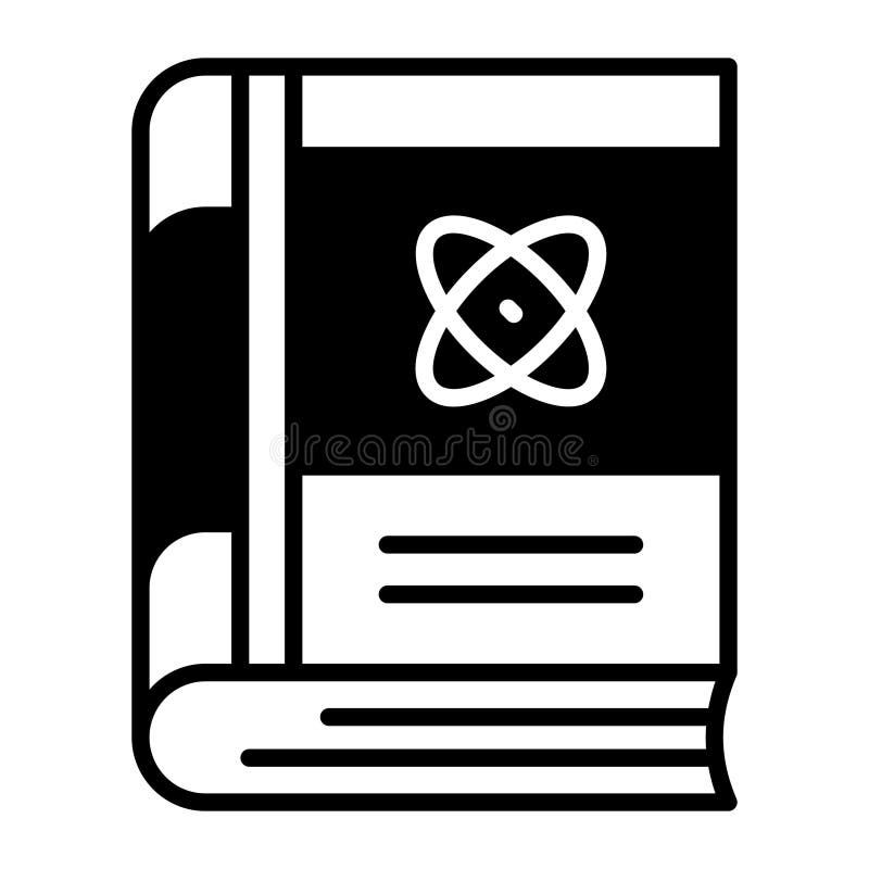 Physics book vector icon stock vector. Illustration of flat - 188835992