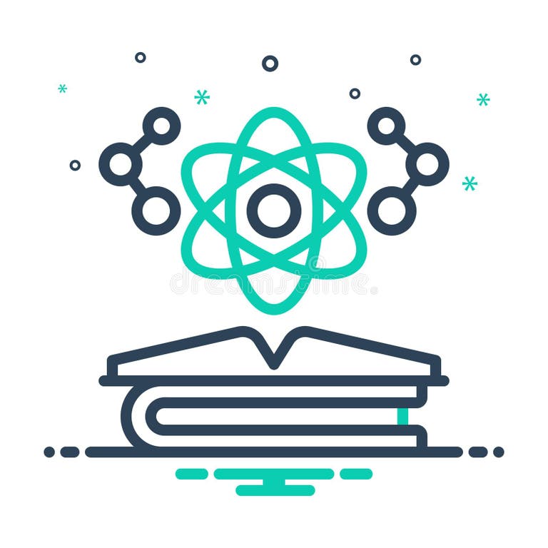 Mix Icon for Physics, Knowledge and Science Stock Vector - Illustration ...