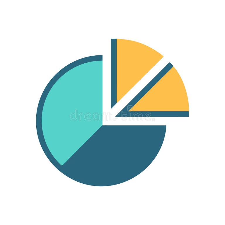 Icon for Pie Charts and Statistics Stock Vector - Illustration of ...