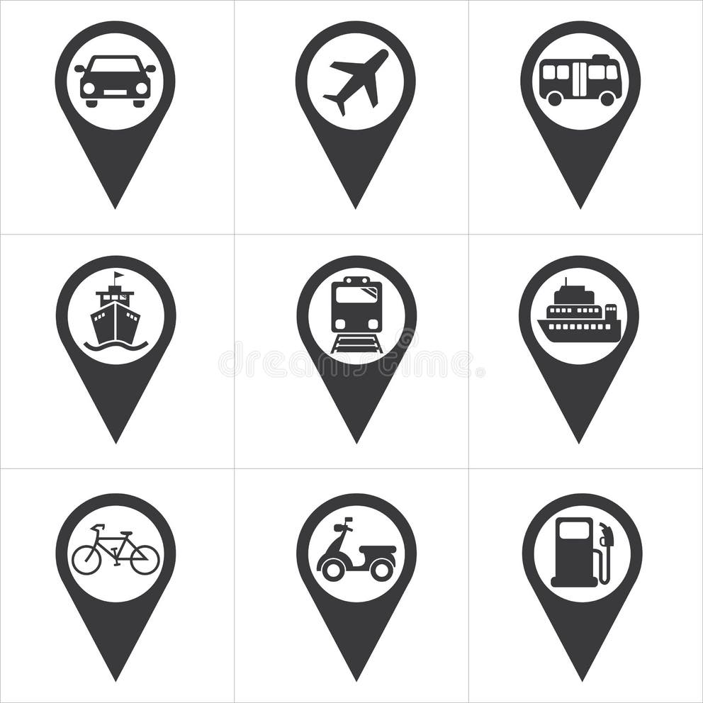 Pin Place Icon Stock Illustrations – 107,758 Pin Place Icon Stock ...