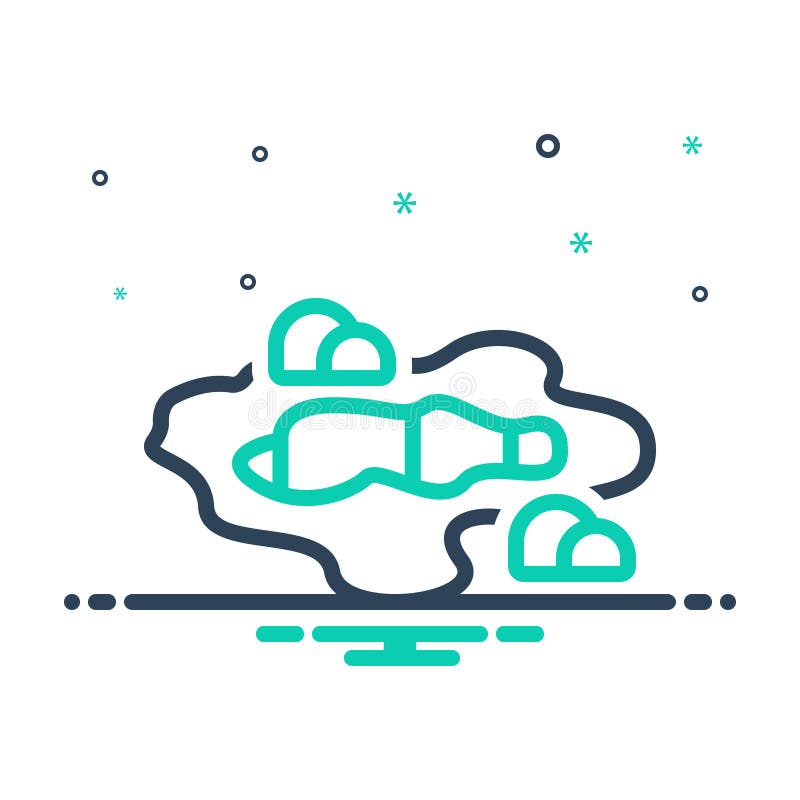 Mix Icon for Pit, Crater and Digging Stock Vector - Illustration of ...