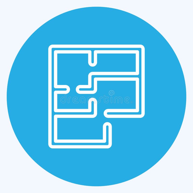 Icon Plans. Suitable for Education Symbol. Blue Eyes Style. Simple ...