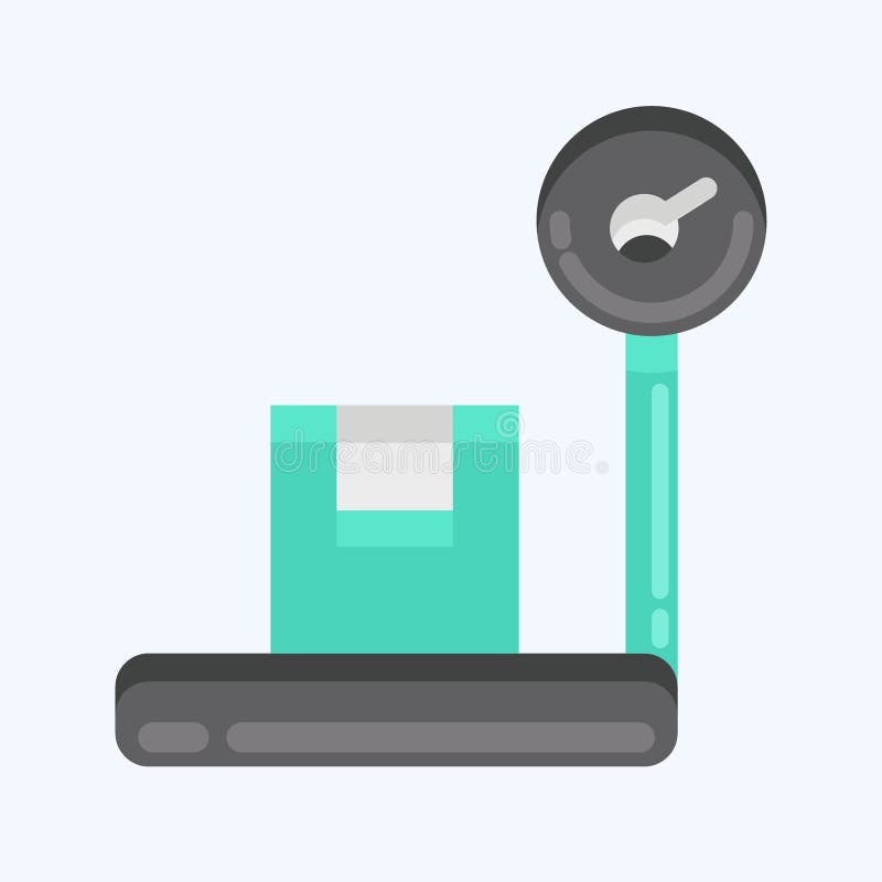 Icon Platform Scale. Suitable for Education Symbol. Flat Style. Simple ...