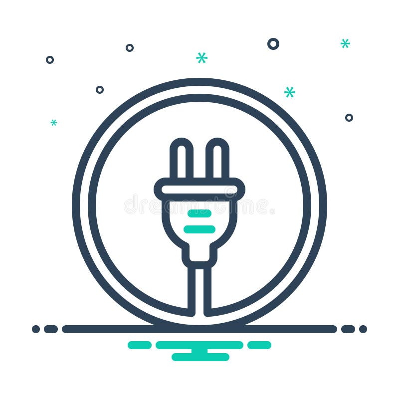 Mix Icon for Plug, Socket and Connect Stock Illustration - Illustration ...