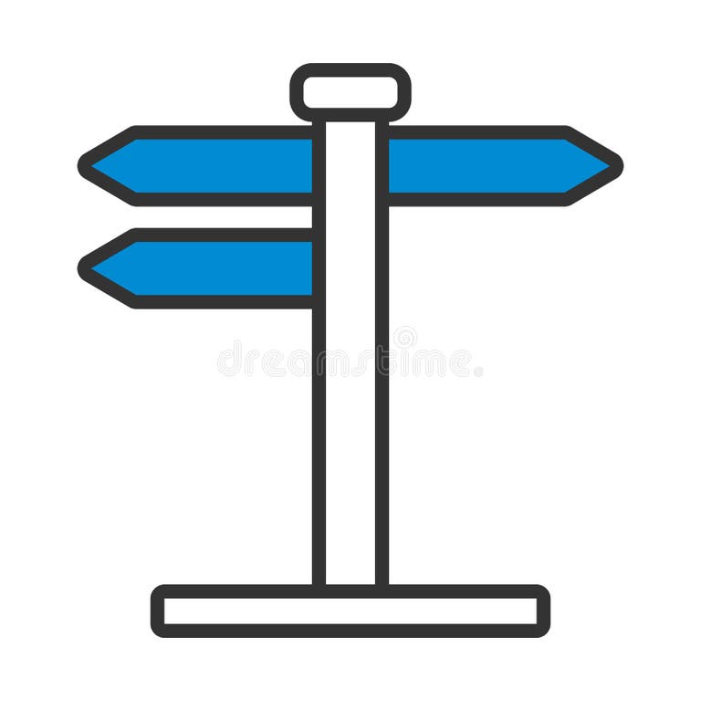 Icon of Pointer Stand stock vector. Illustration of directional - 255783462