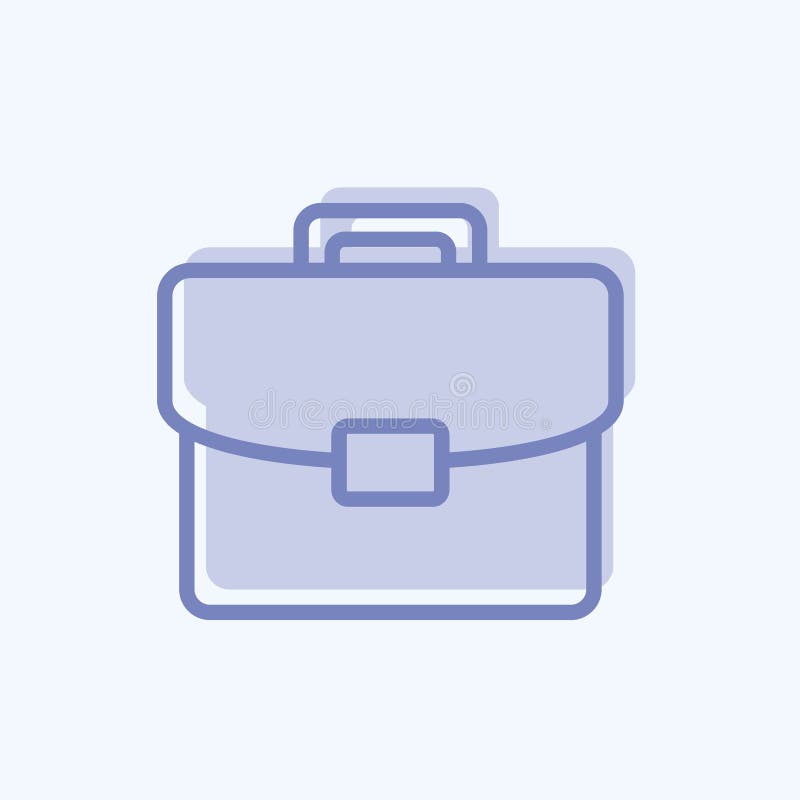 Icon Portfolio. Suitable for Art Symbol. Two Tone Style. Simple Design ...