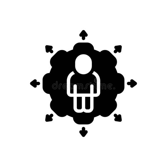 Black Solid Icon for Possibility, Probability and Likelihood Stock ...