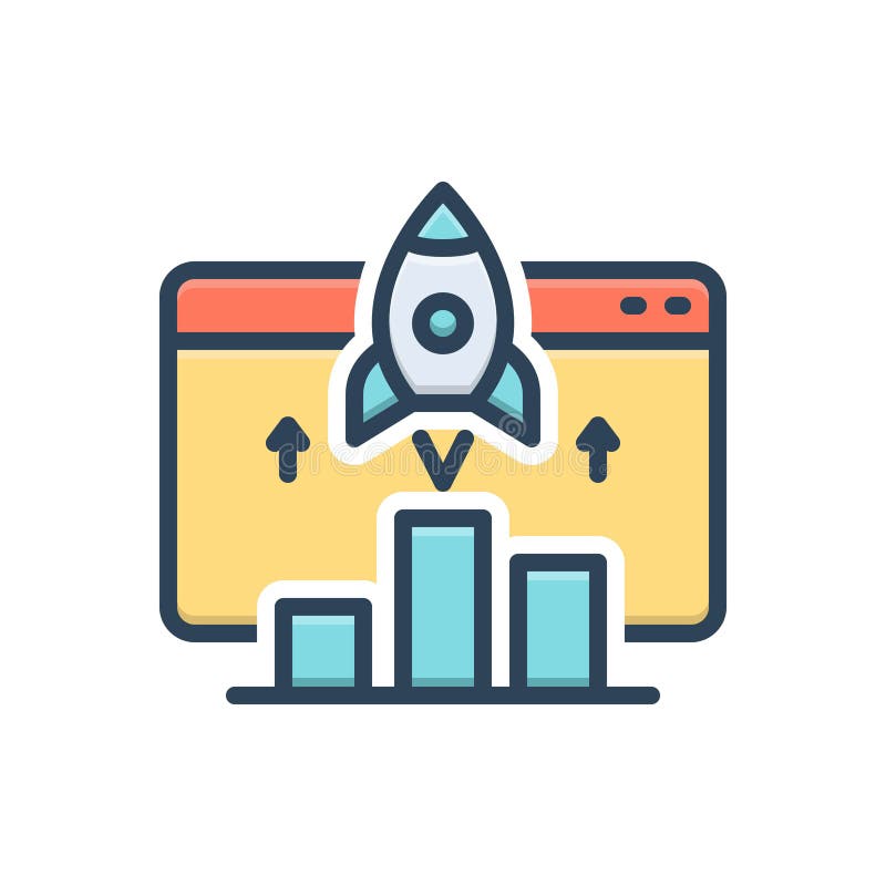 Color Illustration Icon for Potential, Possibility and Success Stock ...