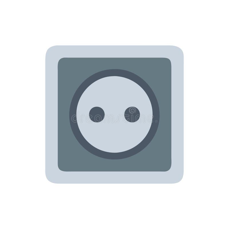Icon for Power Socket Connections Stock Illustration - Illustration of ...