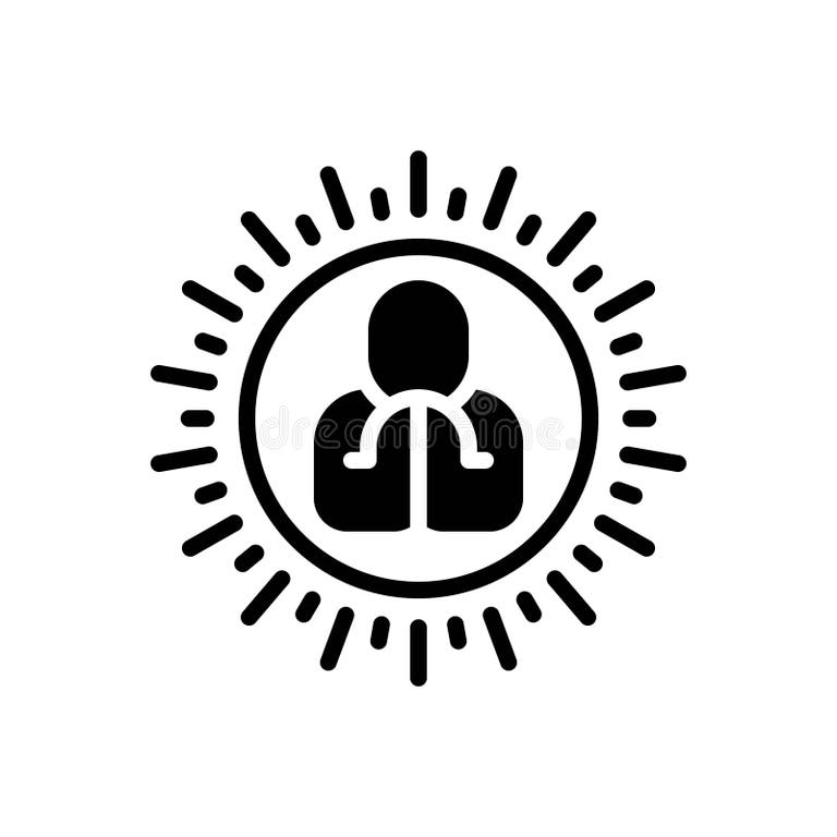 Black Solid Icon for Prayers, Praying and Request Stock Vector ...