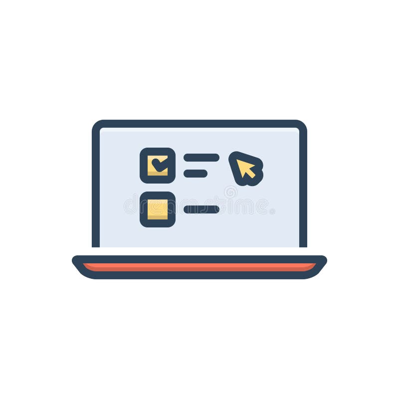 Color Illustration Icon for Preferences, Choice and Likes Stock Vector ...