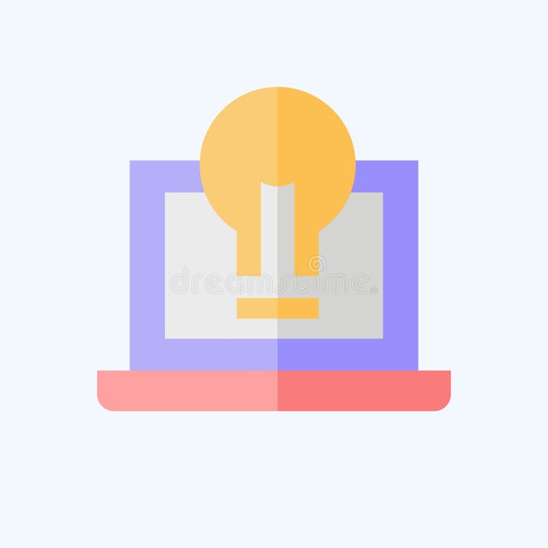 Icon Presentation. Related To Creative Concept Symbol. Flat Style ...