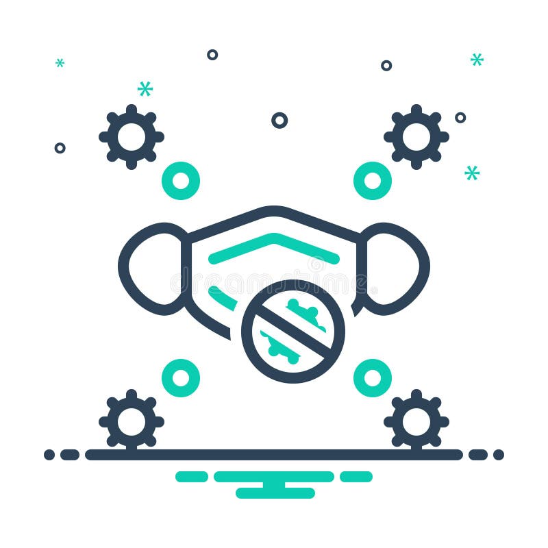 Mix Icon for Preventive, Precautionary and Hygiene Stock Vector ...