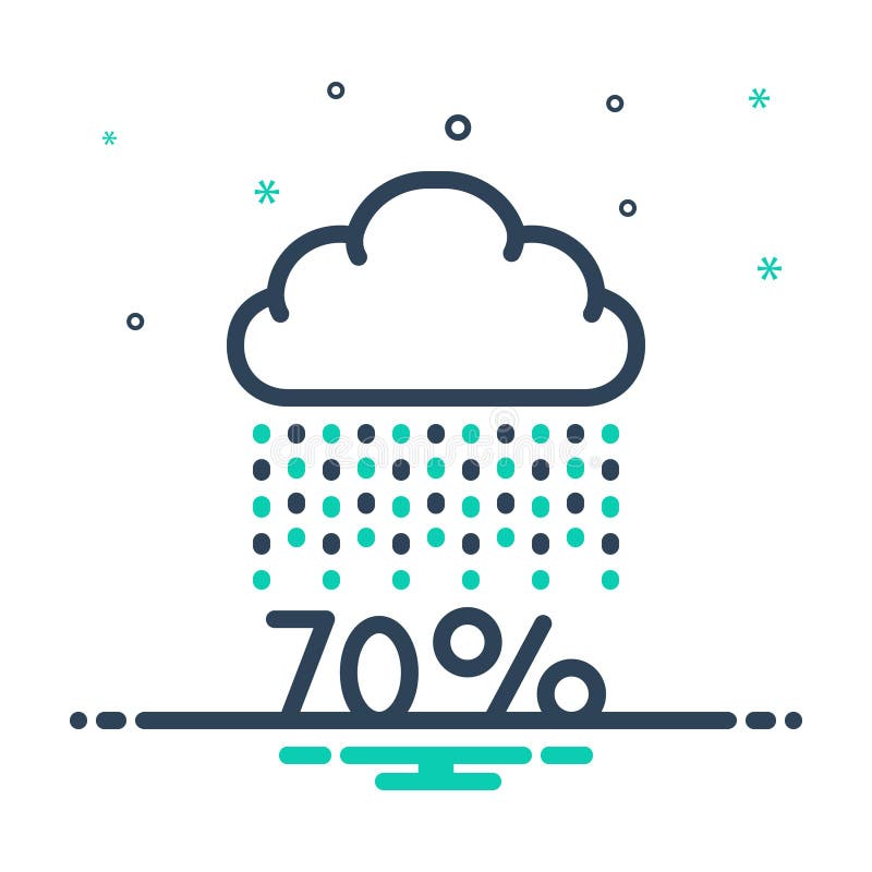 Mix Icon for Probability, Prospect and Chances Stock Vector ...