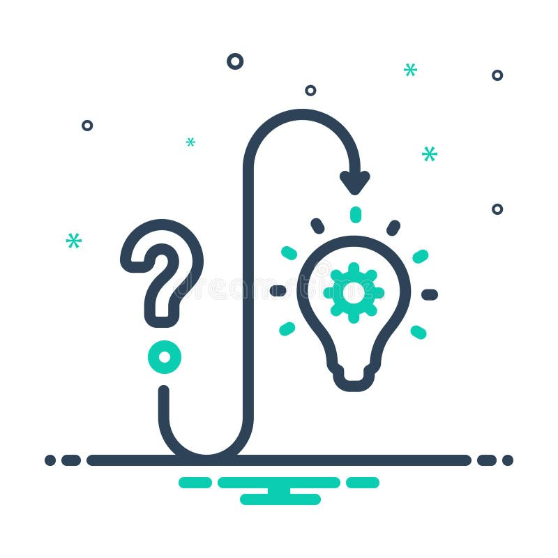 Mix Icon for Problem Solving, Problem and Complex Stock Vector ...