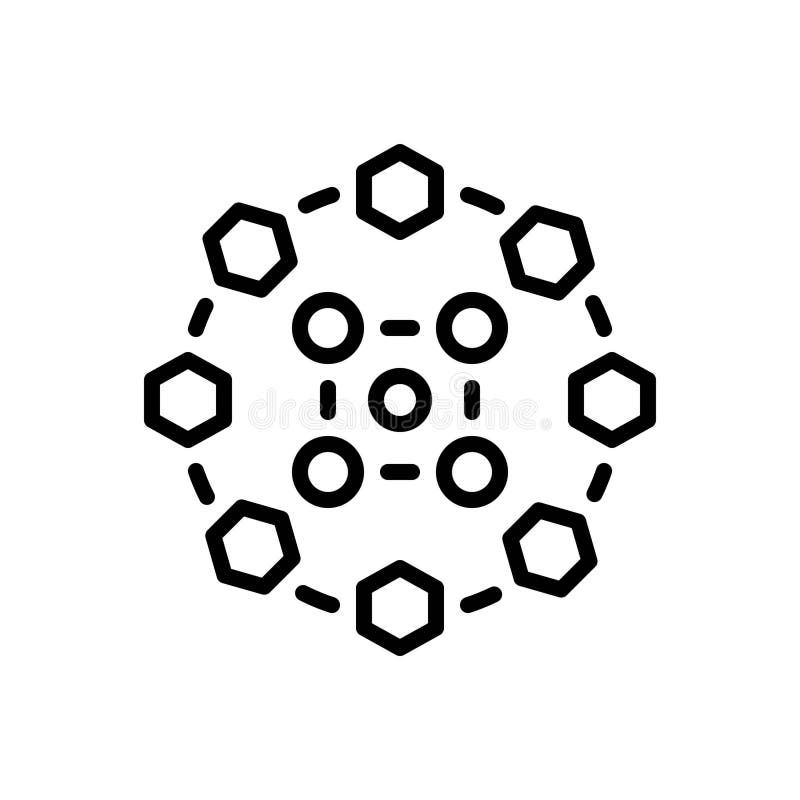 Black Line Icon for Process, Procedure and Rotation Stock Vector ...