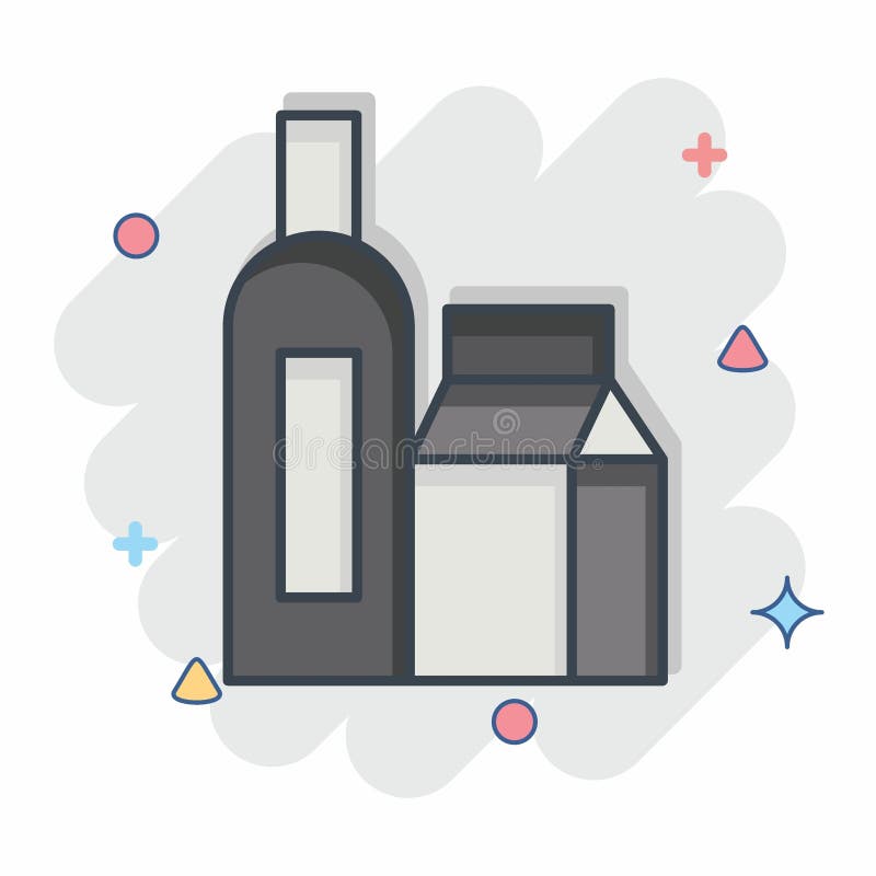 Icon Product Design. Related To Creative Concept Symbol. Comic Style ...