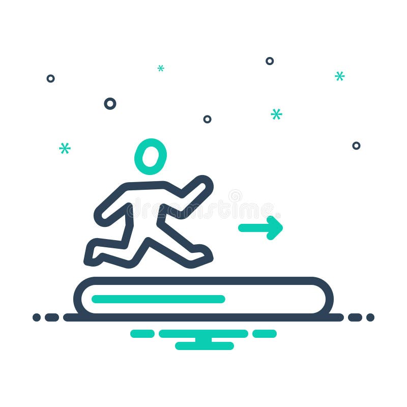 Mix Icon for Progress, Progression and Fast Stock Vector - Illustration ...