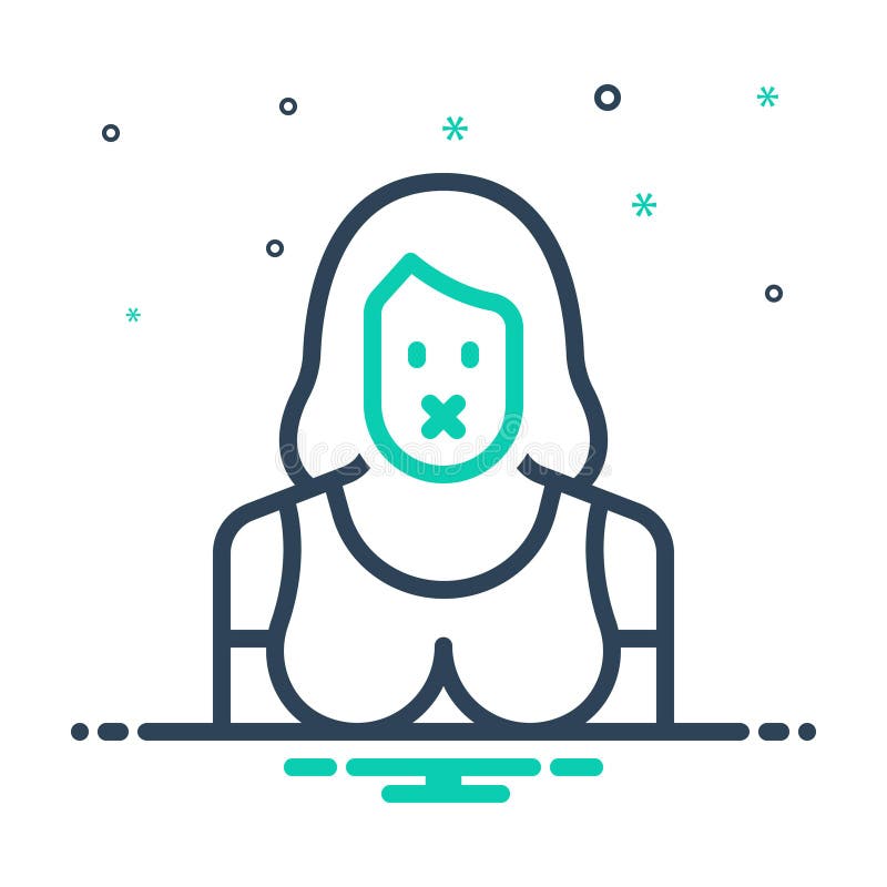 Mix Icon for Prohibited, Mute and Silent Stock Vector - Illustration of ...