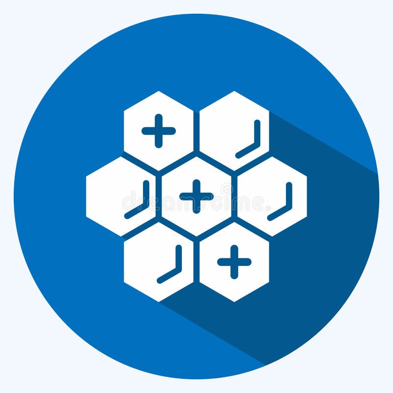 Icon Propolis. Suitable for Bee Farm. Long Shadow Style. Simple Design ...