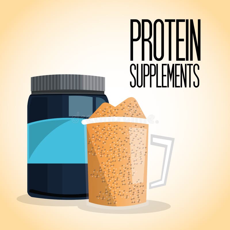 Icon of Protein Supplement Design, Vector Illustration Stock Vector ...