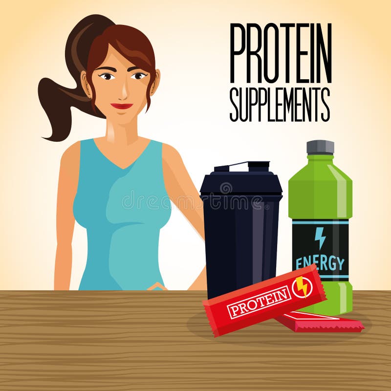 Icon of Protein Supplement Design, Vector Illustration Stock Vector ...
