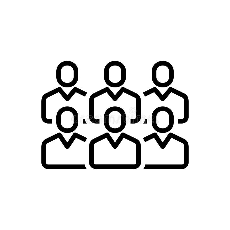 Mix Icon for Public, Common and Mass Stock Vector - Illustration of ...