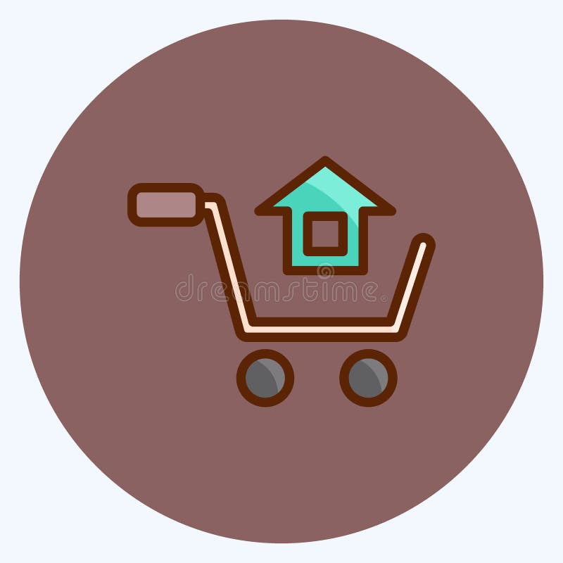 Icon Purchase. Suitable for Education Symbol. Flat Style. Simple Design ...