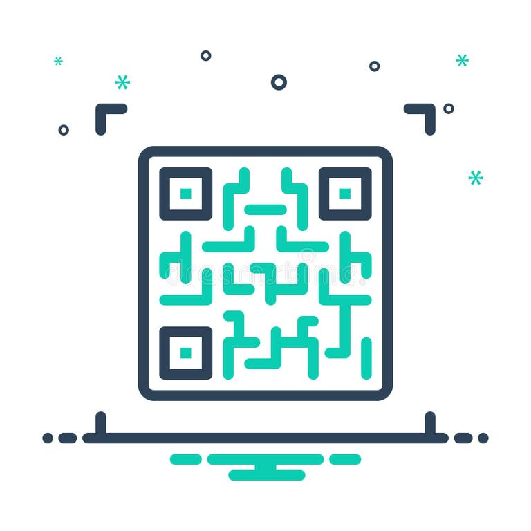 Qr Code Shape Stock Illustrations – 1,074 Qr Code Shape Stock ...