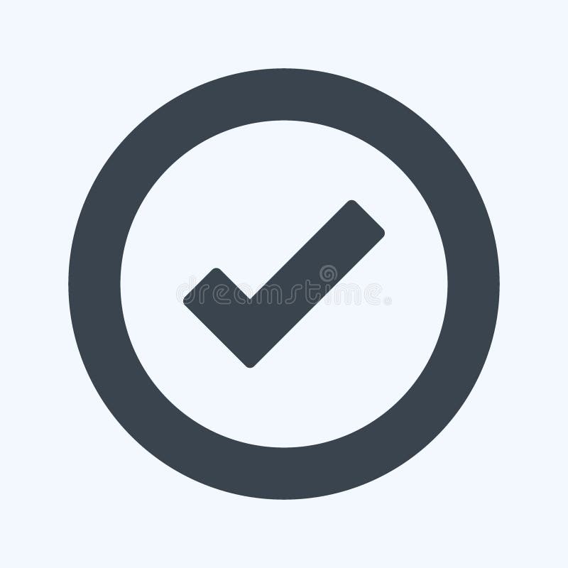 Icon Quality Control. Suitable for it Services Symbol. Glyph Style ...