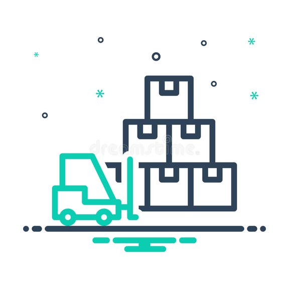 Mix Icon for Quantities, Quantum and Bulk Stock Vector - Illustration ...