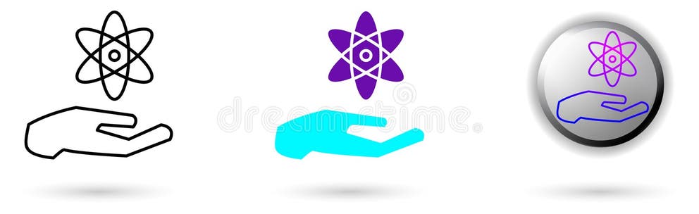 Icon Quantum Annealing stock vector. Illustration of vector - 364627774