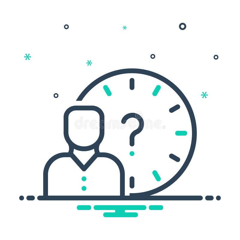 Mix Icon for when, Question and What Stock Vector - Illustration of ...