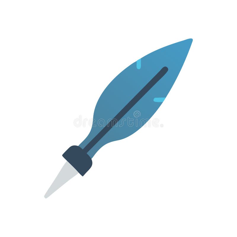 Icon for Quills and Writing Instruments Stock Vector - Illustration of ...